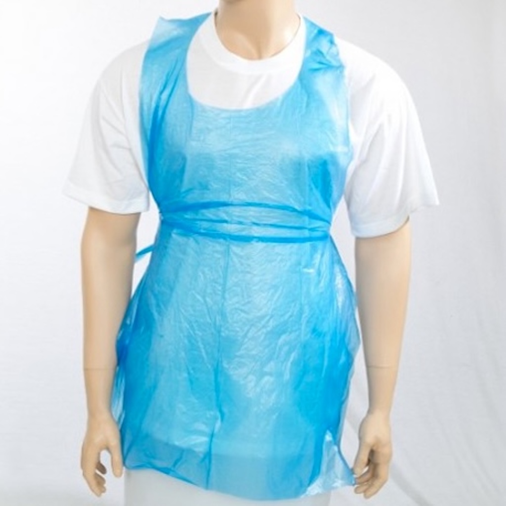 DISPOSABLE APRON 40''X26'' ROLL - BLUE 8 MICRON (2000) | JLR Workwear & PPE